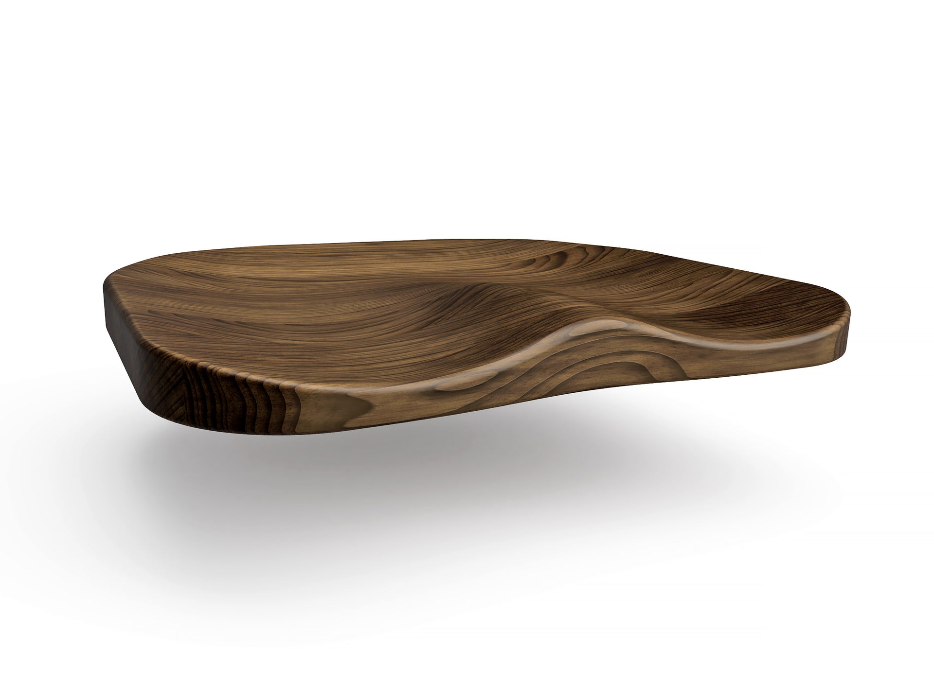 Stool Seat 3D Digital Model VCarve Vectric Toolpaths Ready for CNC ...