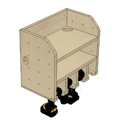 Cordless Power Tool Holder CNC Files – PDX CNC
